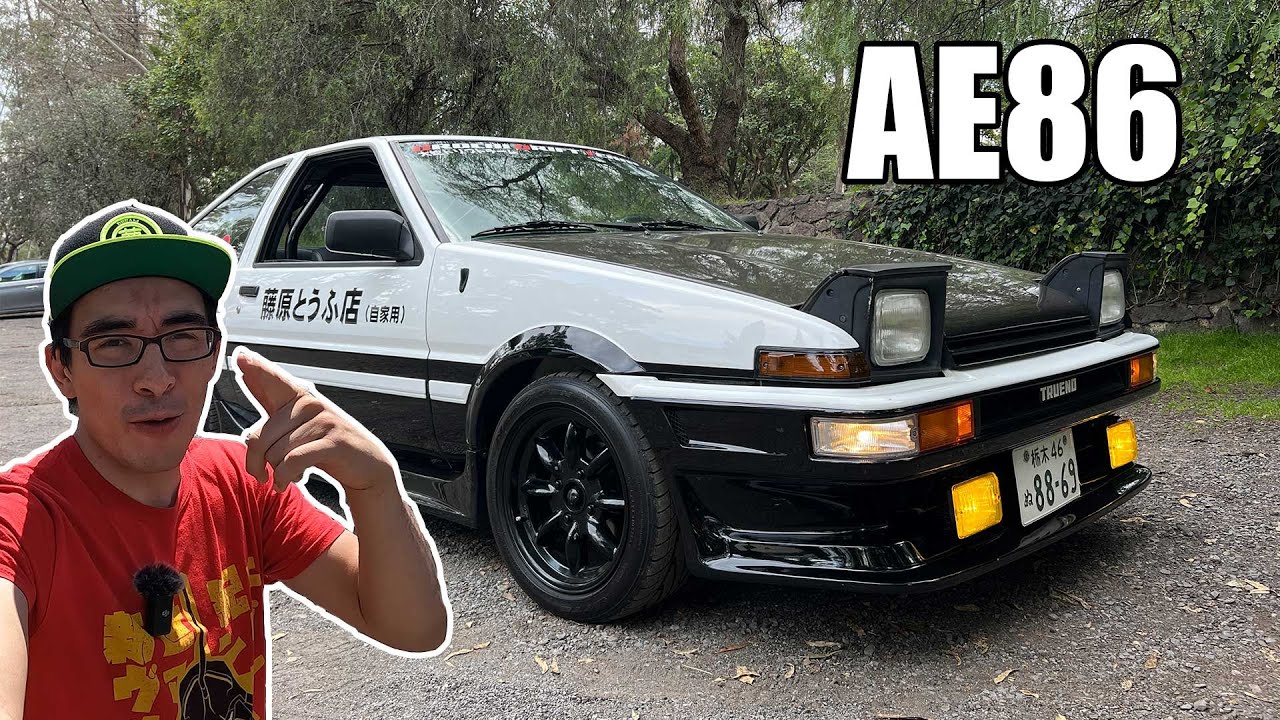 El coche mas famoso del anime ( Toyota Trueno ) - YouTube