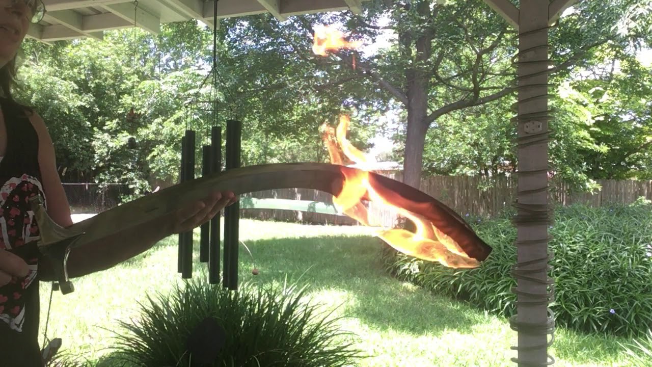Fire props - YouTube