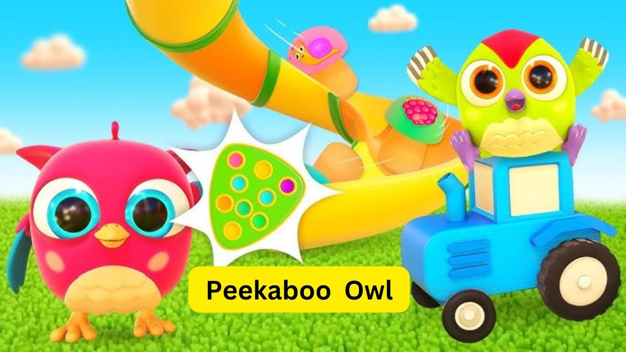 "Peekaboo Owl Surprise! Fun Baby Song & Nursery Rhyme" - YouTube
