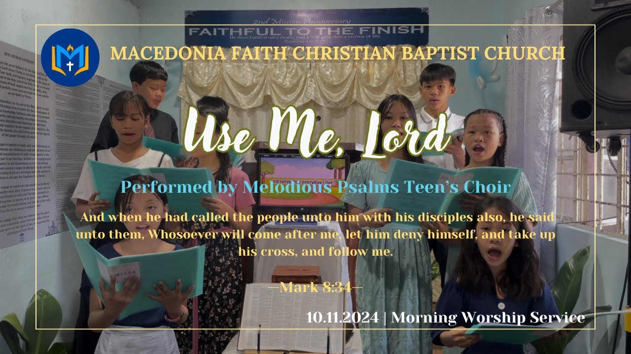 USE ME, LORD | Harmonious Psalms Ensemble - YouTube