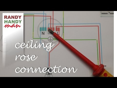 How To Connect A Ceiling Rose Light