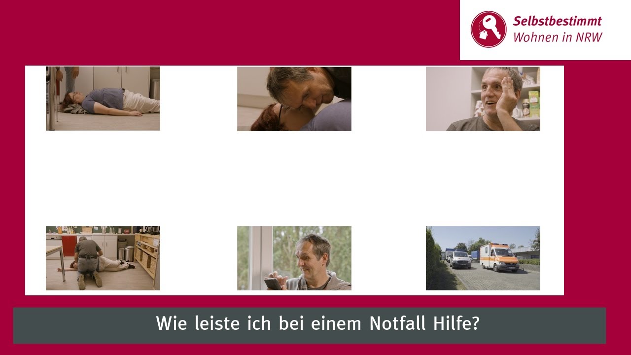 Verhalten im Notfall - Selbstbestimmt Wohnen in NRW - YouTube