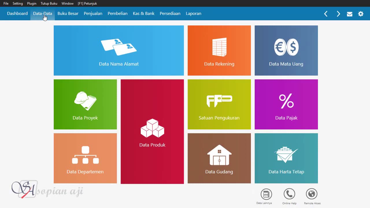 zahir accounting 6- Part01 Membuat database perusahaan baru - YouTube