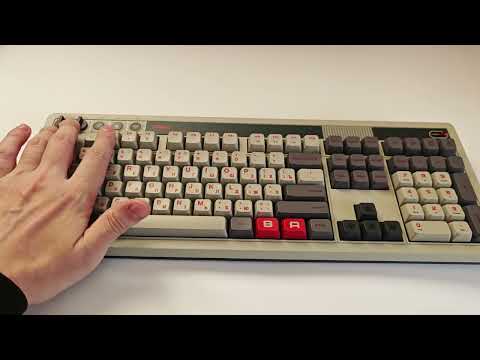 Звук нажатия клавиш клавиатуры 8BitDo Retro 108 Mechanical Keyboard   N Edition