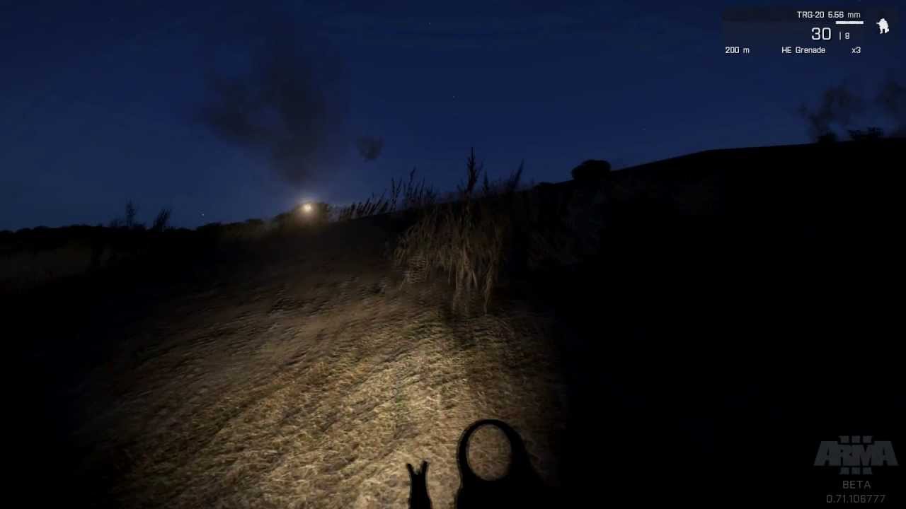 ARMA 3 Beta, Showcase Gameplay #3 - Night (GTX 670 OC, Very High ...