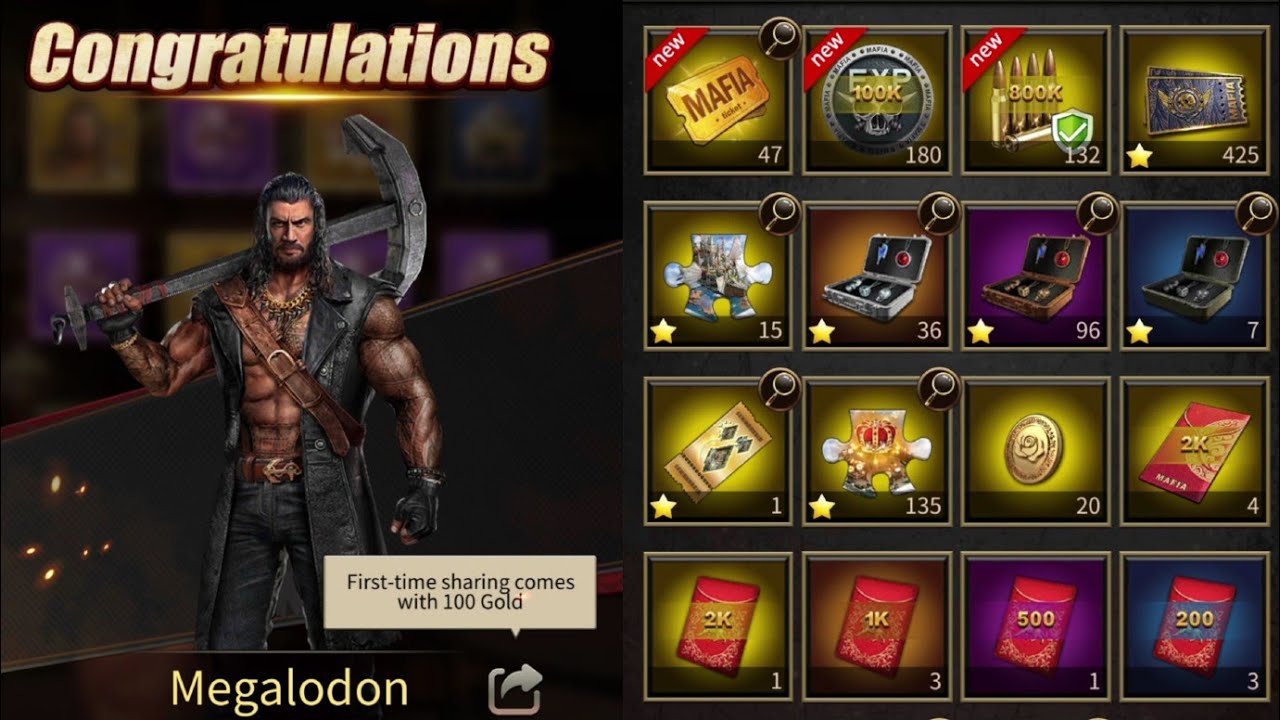 560 썽미: Get Megalodon, Privateer Recruit Ticket 500, Medallion Chest ...