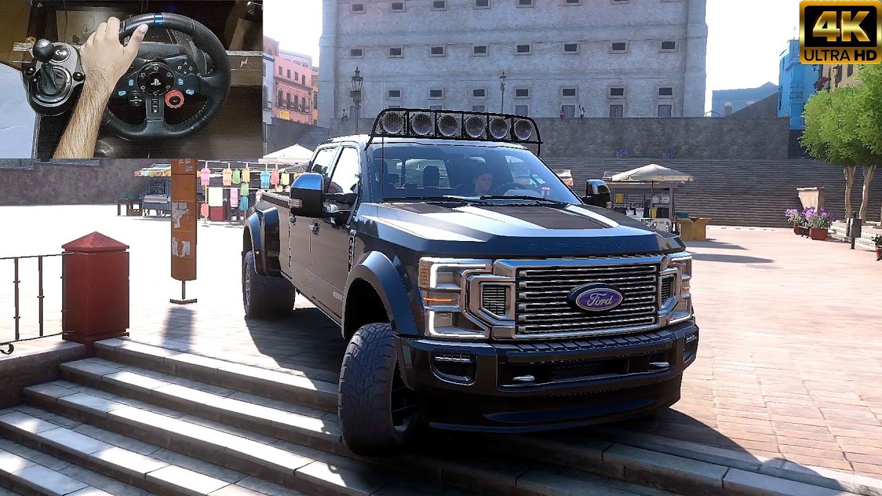 Forza Horizon 5 Ford F 450 | Forza Horizon 5 Steering Wheel Gameplay ...