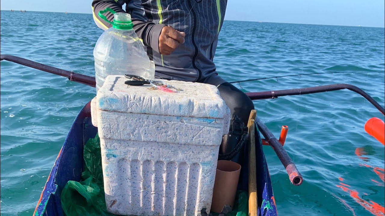 Catching sardines using undak 60 pcs. hooks(traditional method) - YouTube