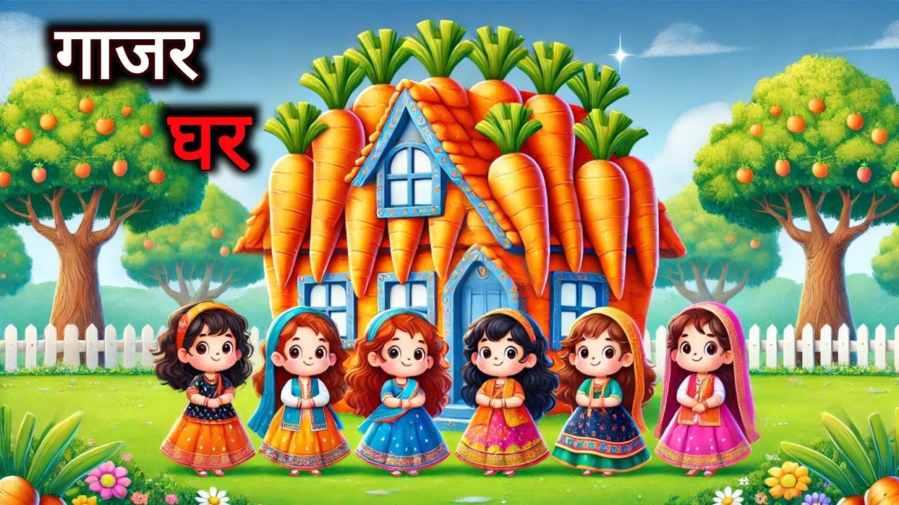 गाजर कि घर GAJAR KI GHAR |HINDI STORY| MORAL STORIES KAHANIYA | PUKU ...