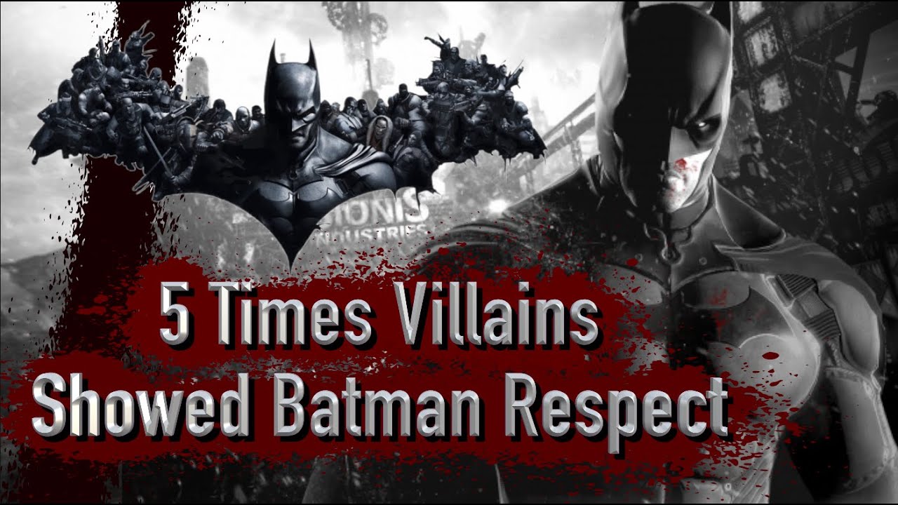 5 Times Villains Showed Batman Respect - YouTube