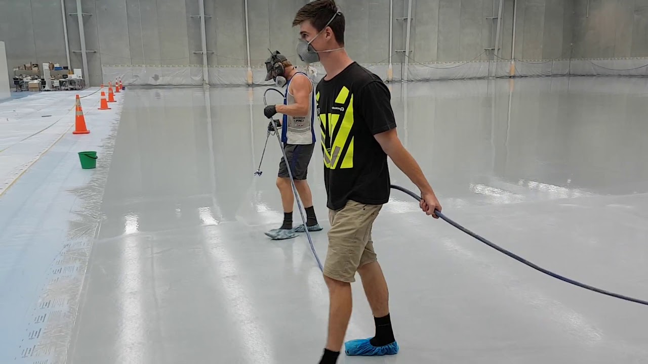 Top coat spray application - YouTube