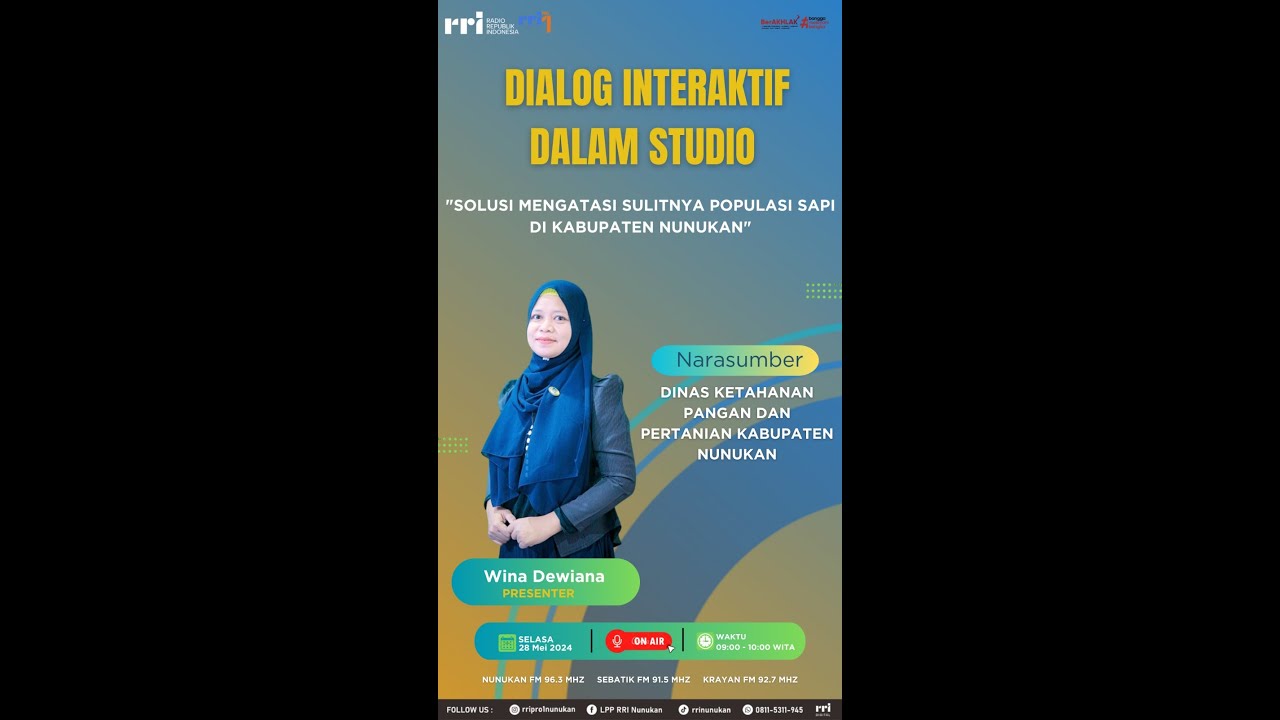 DIALOG INTERAKTIF DALAM STUDIO BERSAMA DINAS KETAHANAN PANGAN DAN ...