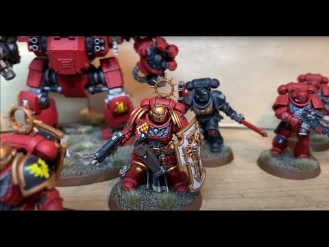 Blood Angels Army Showcase - ONE YEAR of painting! - YouTube