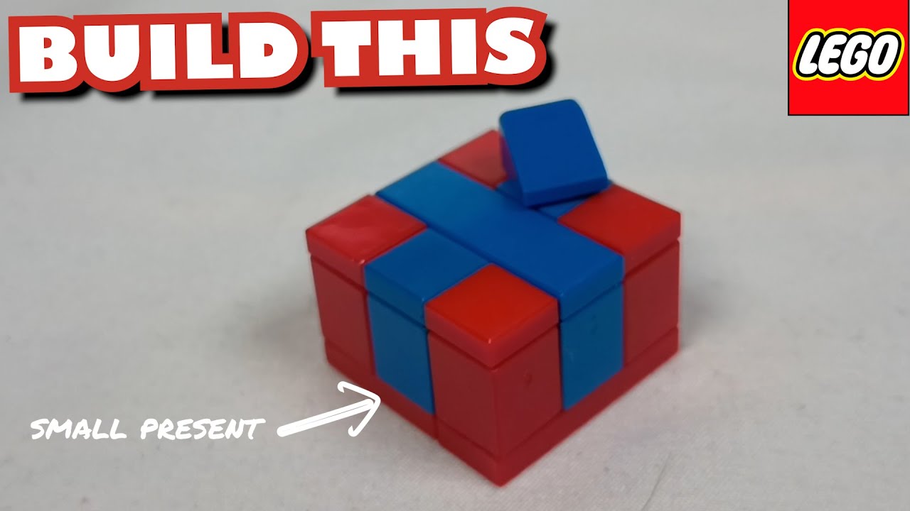 Lego Build A Small Present For A Christmas Tree With Theses Simple ...