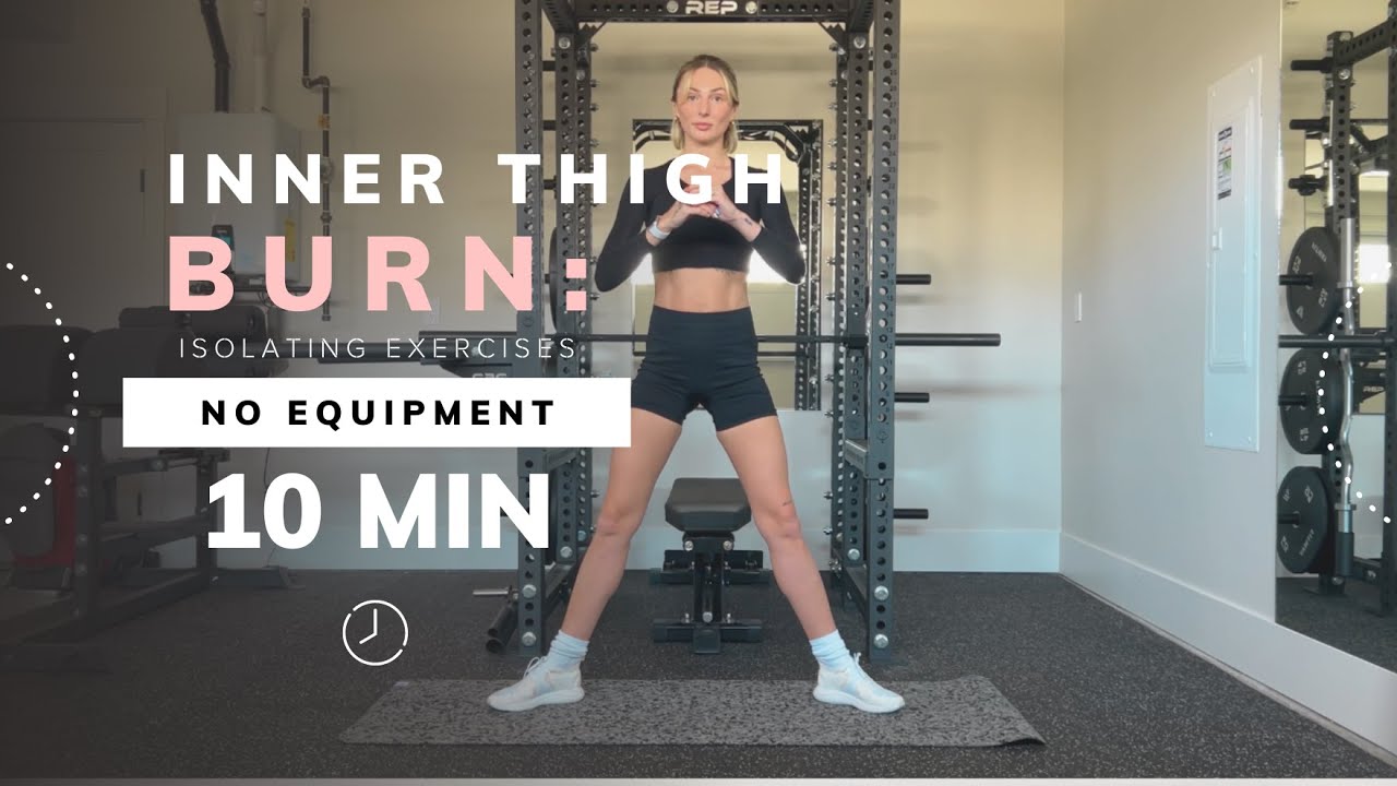 10 Minute Inner Thigh Workout | Slim and Tone Inner Thighs | No ...