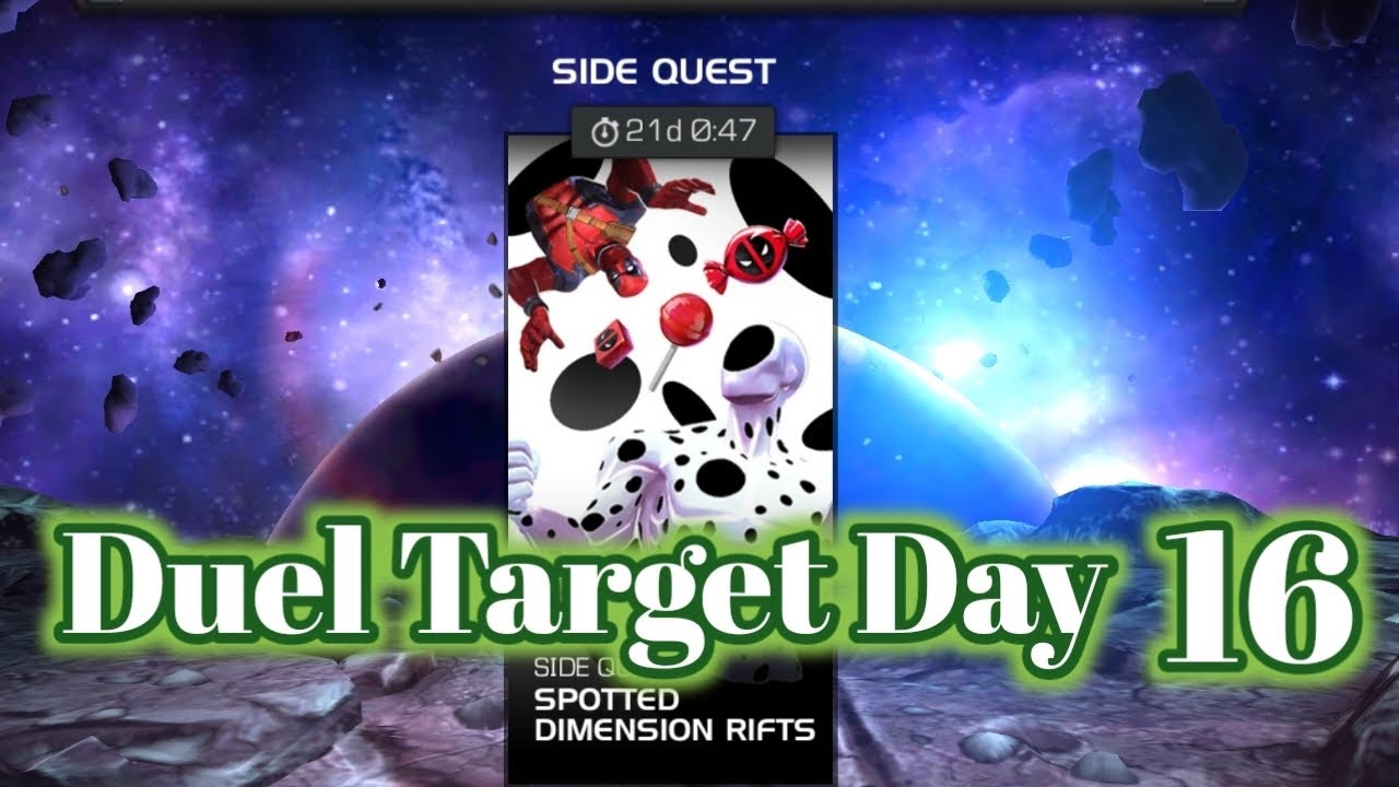 Mcoc October Side Quest Duel Target Day 16 Mcoc Side Quest Spotted ...