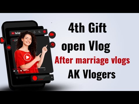 4th Gift open Vlog / After marriage vlogs / AK Vlogers - YouTube