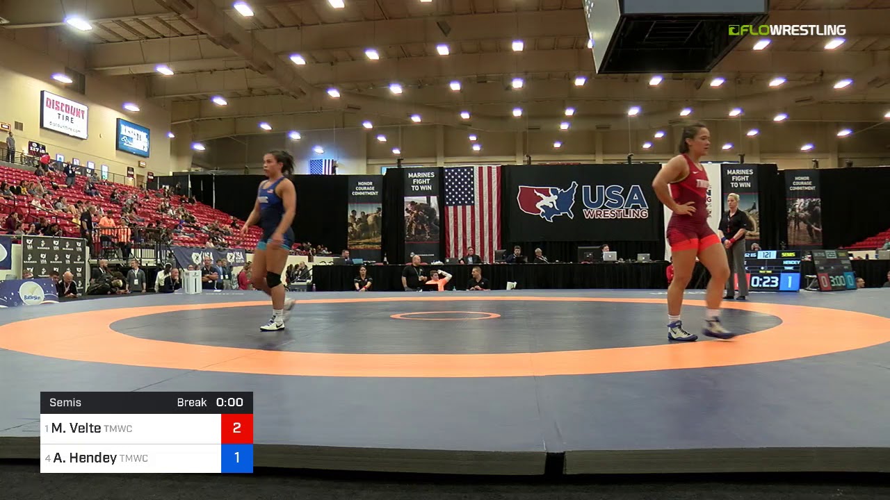 2018 Marine Corps US Open/Senior Women's Freestyle 62 Semis - Mallory ...