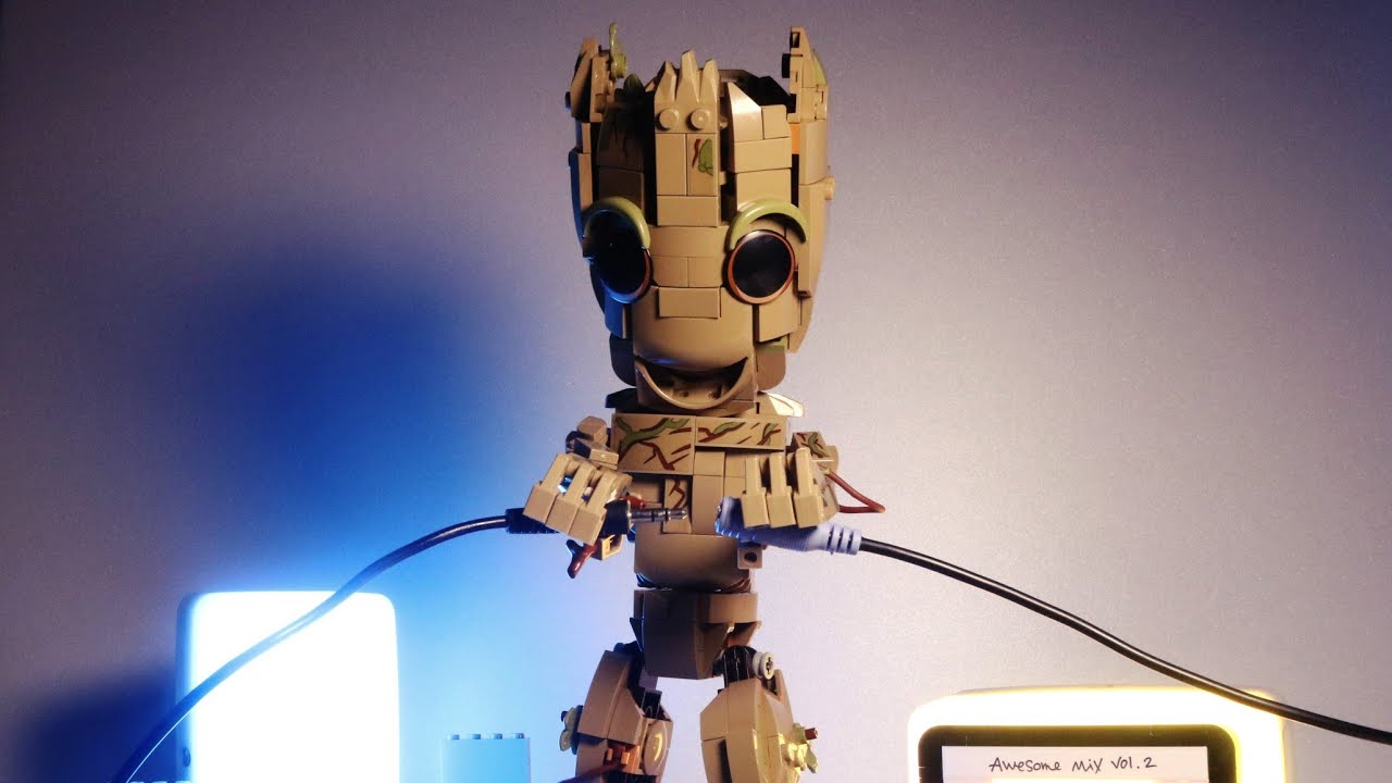LEGO Baby Groot Dancing Stop Motion Test - YouTube
