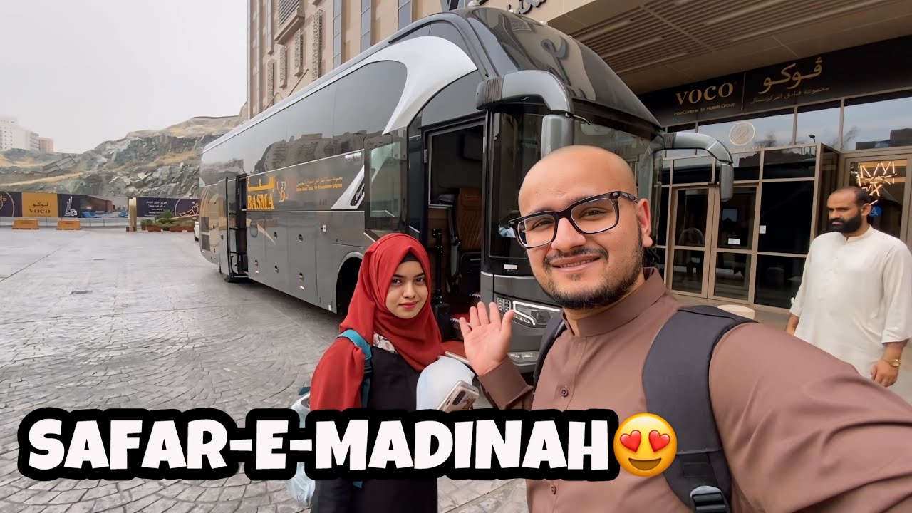 First Time MAKKAH TO MADINAH luxury bus mai travel kia😍 - YouTube