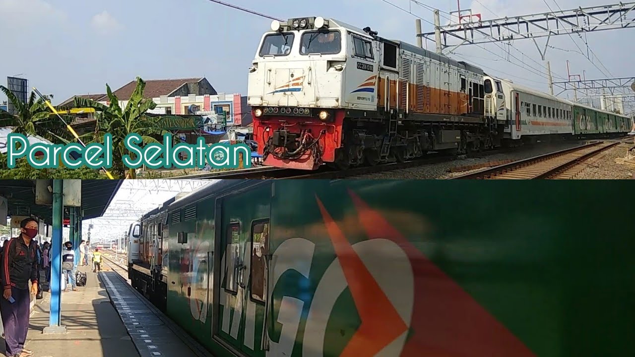 KA Parcel Selatan Rangkaian Pendek - YouTube