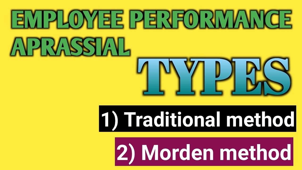 What is types of employee performance appraisal? | Hr Professional ...