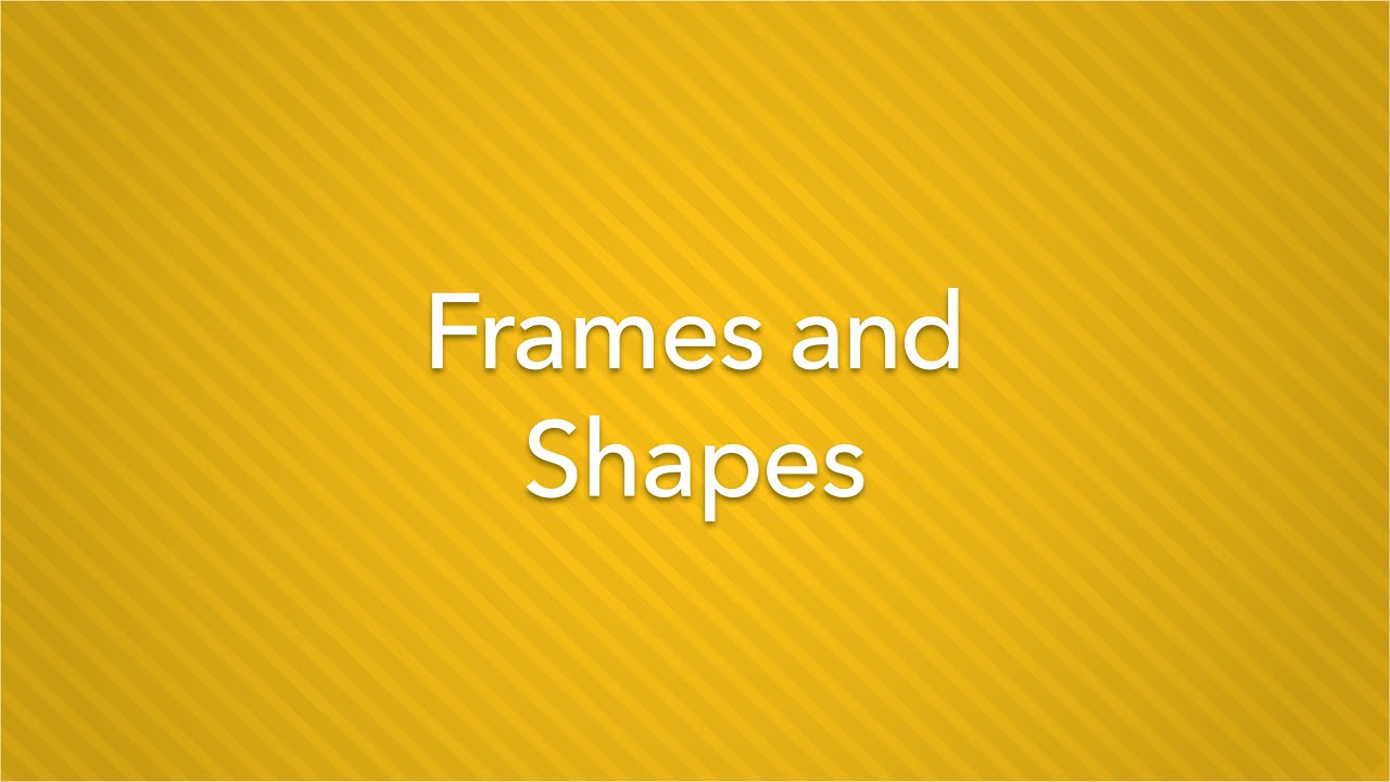 Frames and Shapes - Virtual Training Series | Lifetouch - YouTube