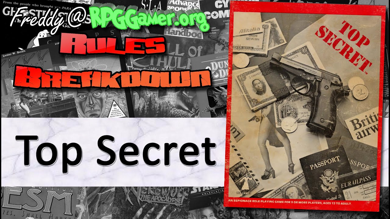 Top Secret (TSR, 1980) | Rules Breakdown - YouTube