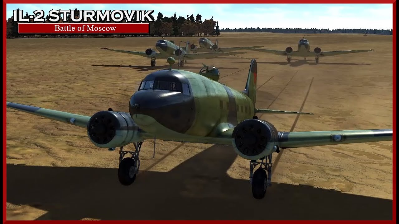 Lisunov Li-2 Transport | Il-2 Sturmovik Great Battles - YouTube