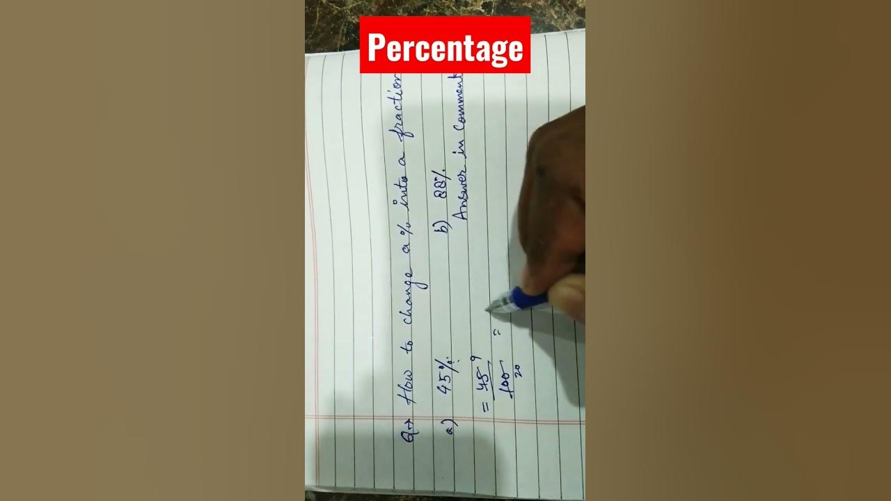 How To Change Percentage Into Fraction ratio percentage viral viralvideo khansir ssccgl how-to-change-percentage-into-fraction-ratio-percentage-viral-viralvideo-khansir-ssccgl