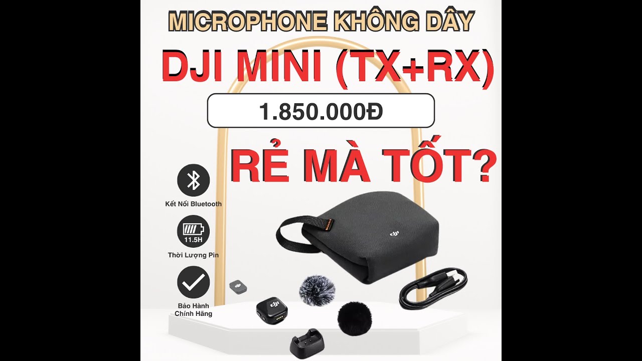 TEST Microphone DJI MINI (TX+RX) - YouTube