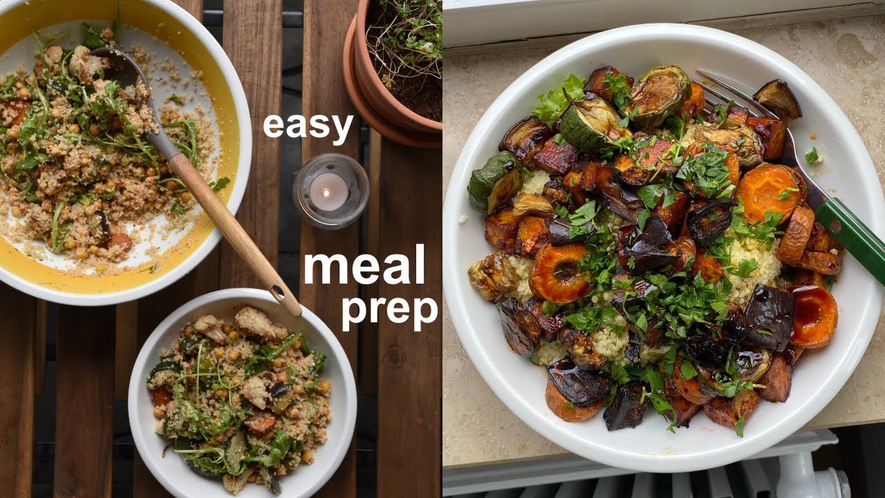 easy food i meal-prepped this week & how i used it! (part 2) - YouTube