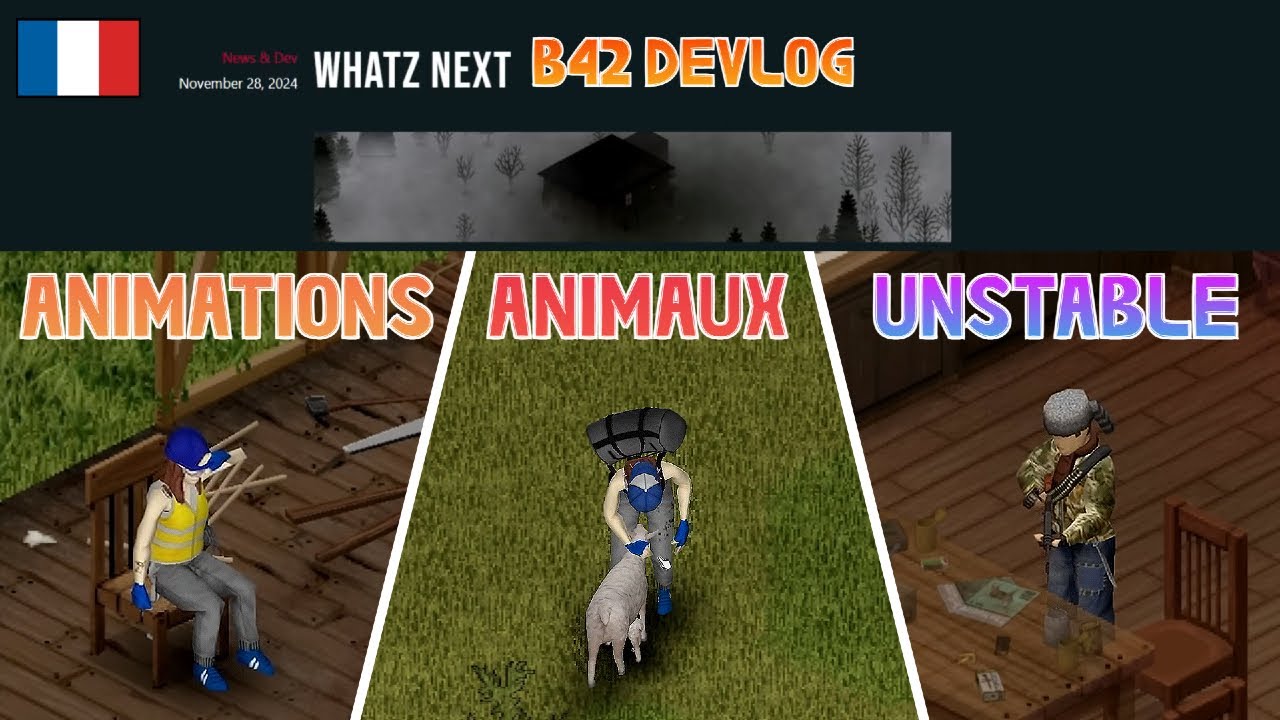 Project Zomboid Build 42 (devlog) - La Build 42 pour Noël ! - YouTube