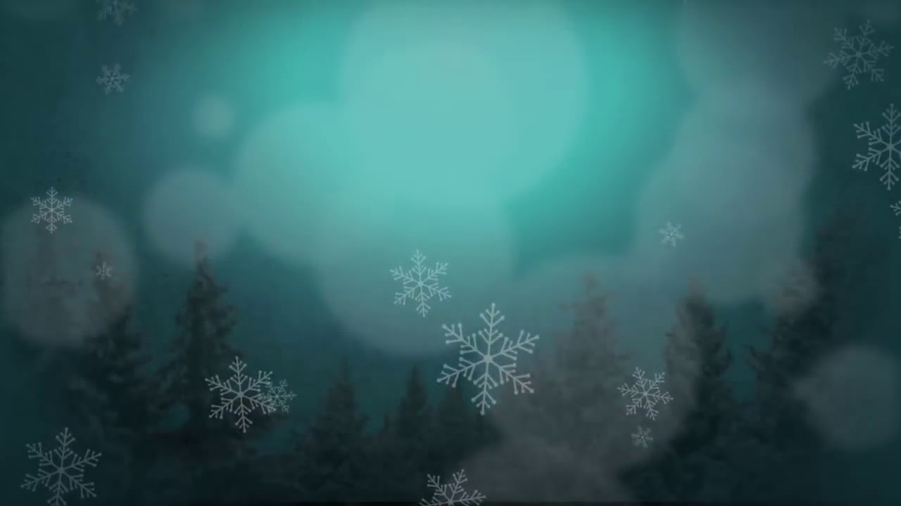Winter Christmas Scene Moving Background Christmas Loop - YouTube