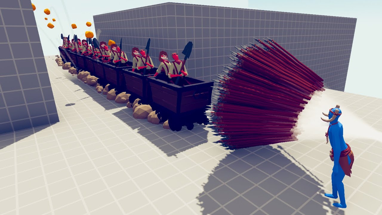 ROLLING TRAIN WORKERS vs TABS RANGED GODS Tabs - Totally Accurate ...