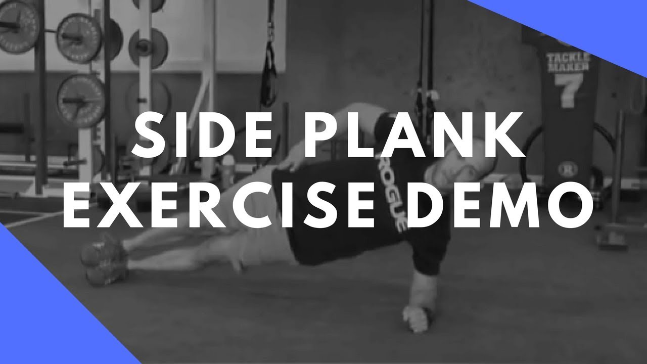 Rugby Renegade | Side Plank - Exercise Demo - YouTube