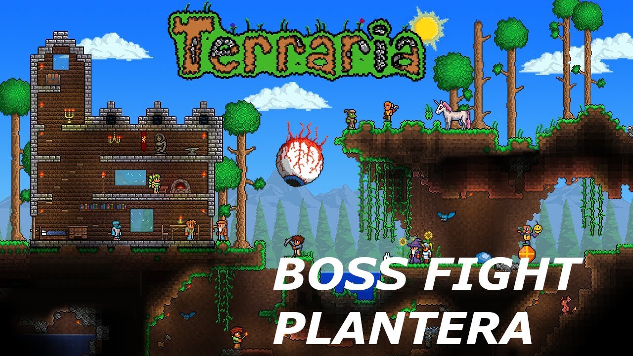 Terraria - Plantera [BOSS FIGHT] - YouTube