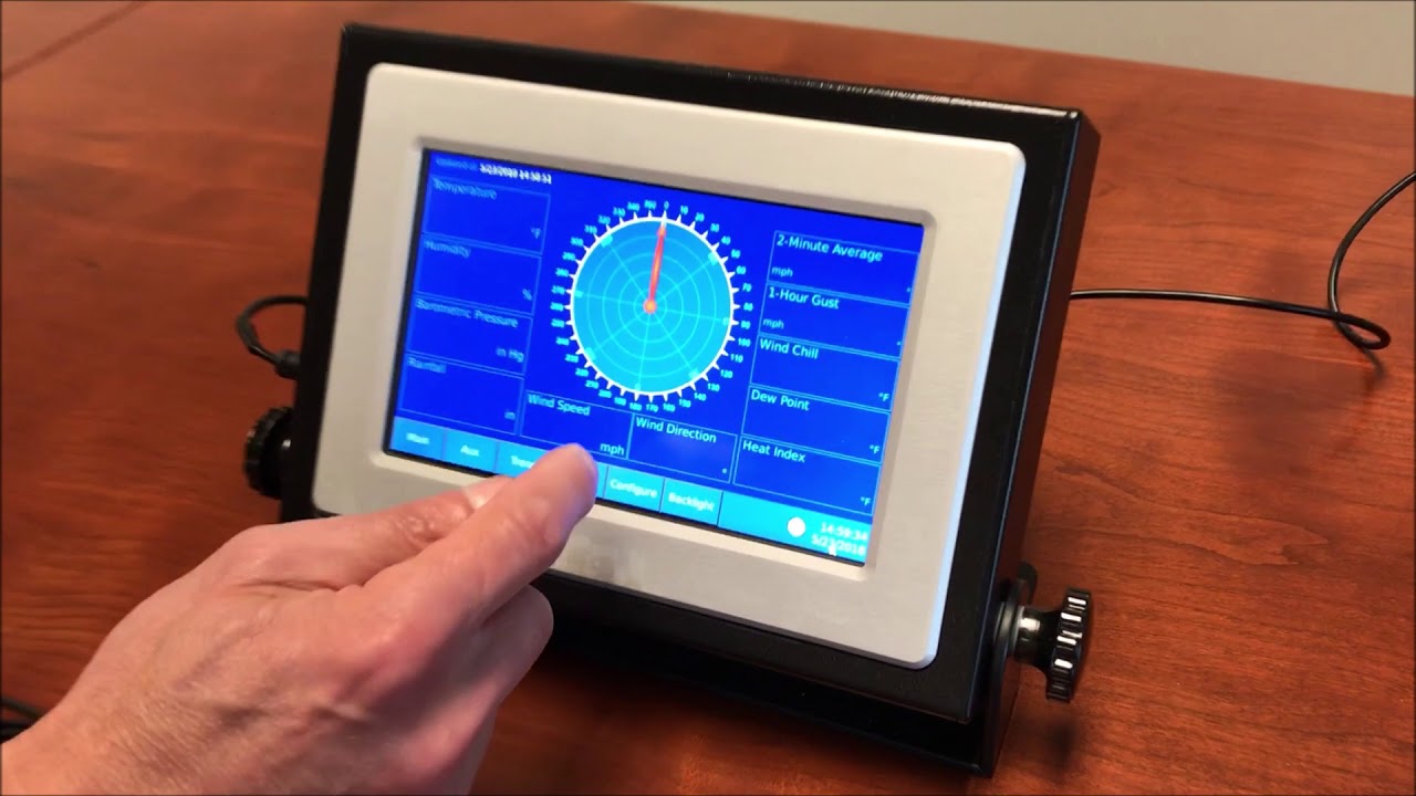 Visibility Sensor: Configuring the Weather Display Console - YouTube
