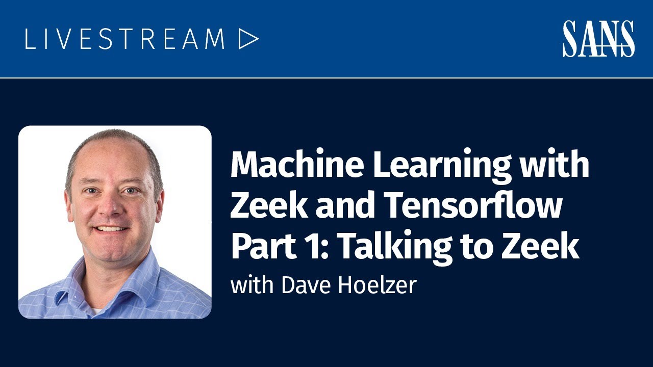 Machine Learning with Zeek and Tensorflow (Part 1): Talking to Zeek ...