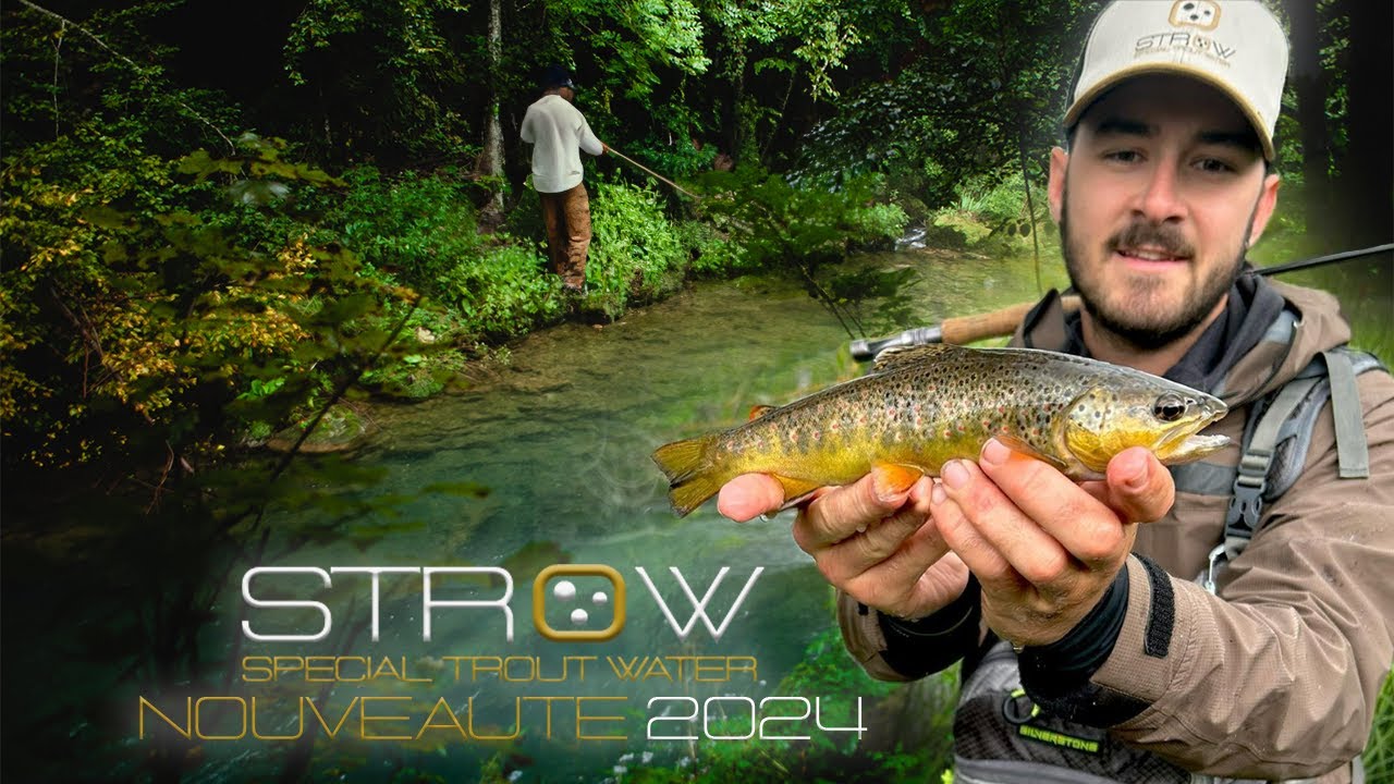 Pêche de la truite - Les NOUVELLES cannes STROW ! 🎣🤩 ( Toc, bombette ...