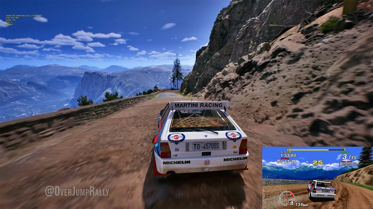 Overjump - Sega Rally Remake - Very Early Alpha - YouTube