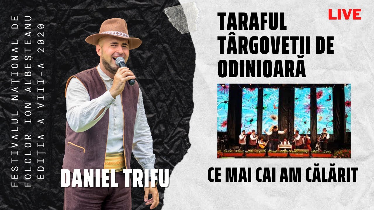 Daniel Trifu si Taraful Targovetii la Festivalul National de Folclor ...