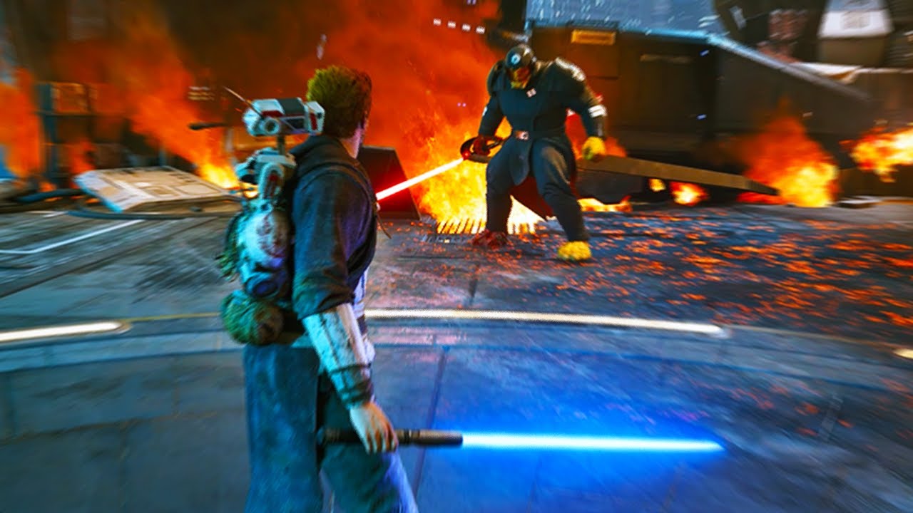 Cal Kestis Vs The Ninth Sister Star Wars Jedi Survivor Youtube
