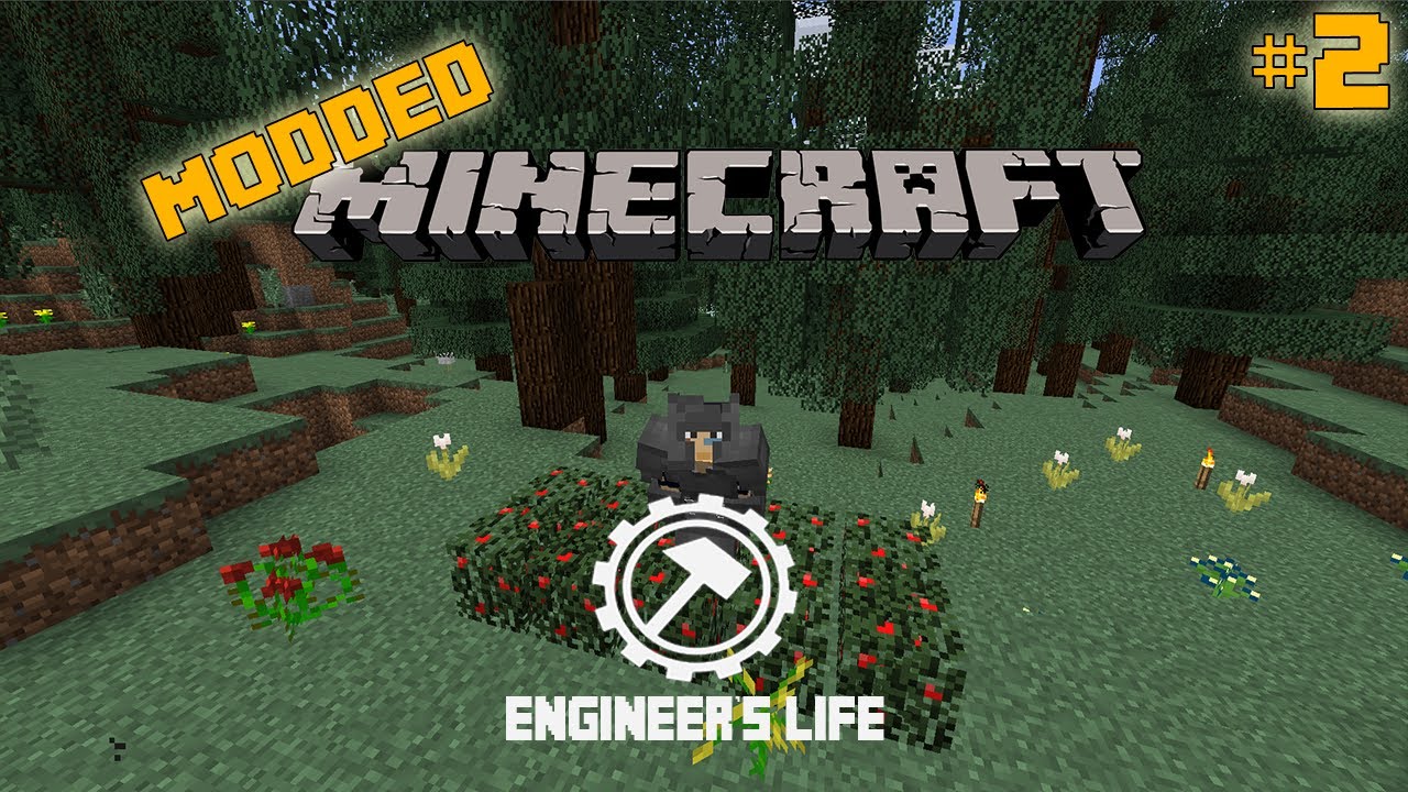Modded Minecraft: Engineer's Life #2 - Tools & Armor Complete! - YouTube