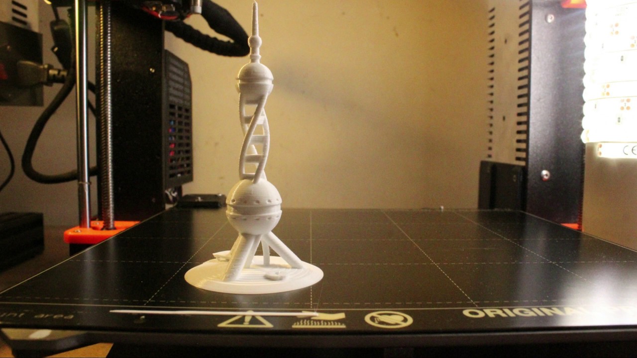 Prusa I3 MK3S PolyPearl Tower Torture Test timelapse - YouTube