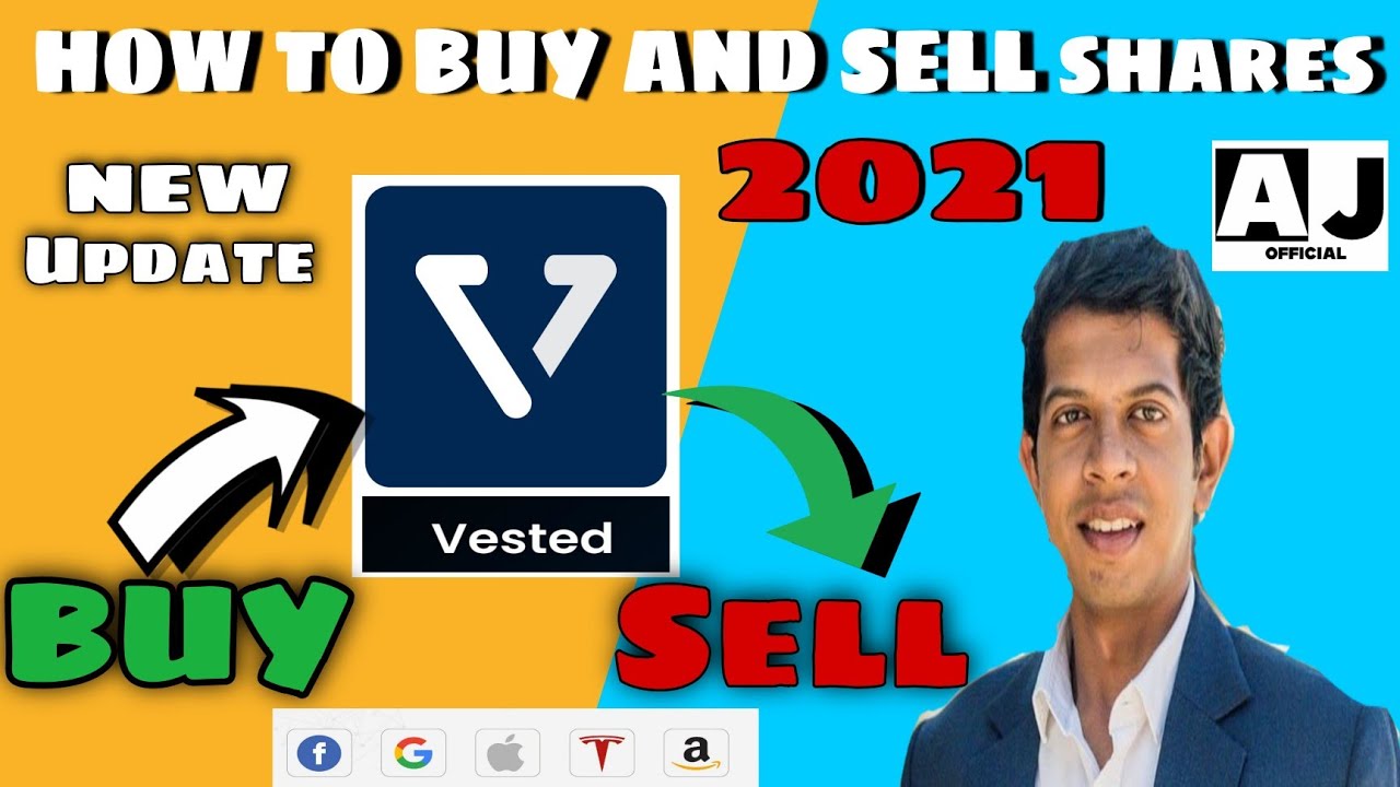How to Buy and Sell shares on Vested App (2021) || Invest in US stock ...