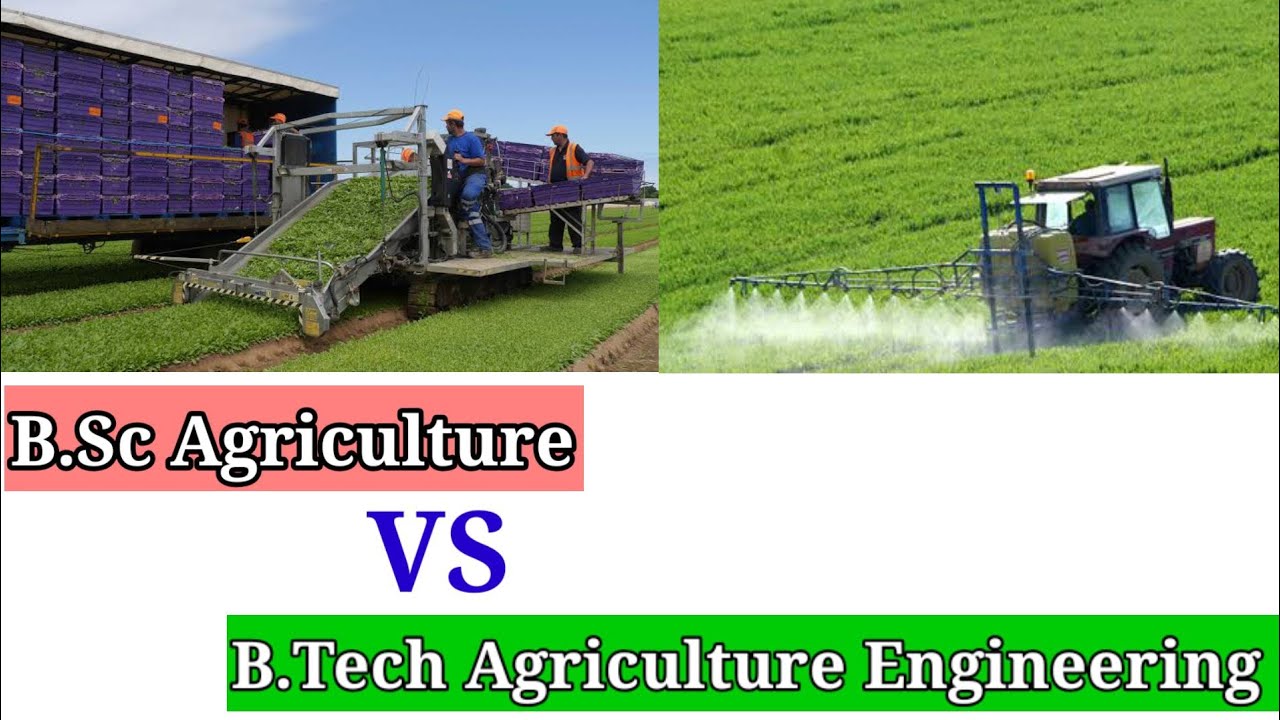 BSc Agriculture Vs BTech Agricultural Engineering |Courses, Eligibility ...