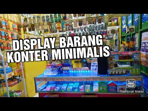 Cara menata konter pulsa minimalis||RAPIH DAN MENARIK‼️ - YouTube