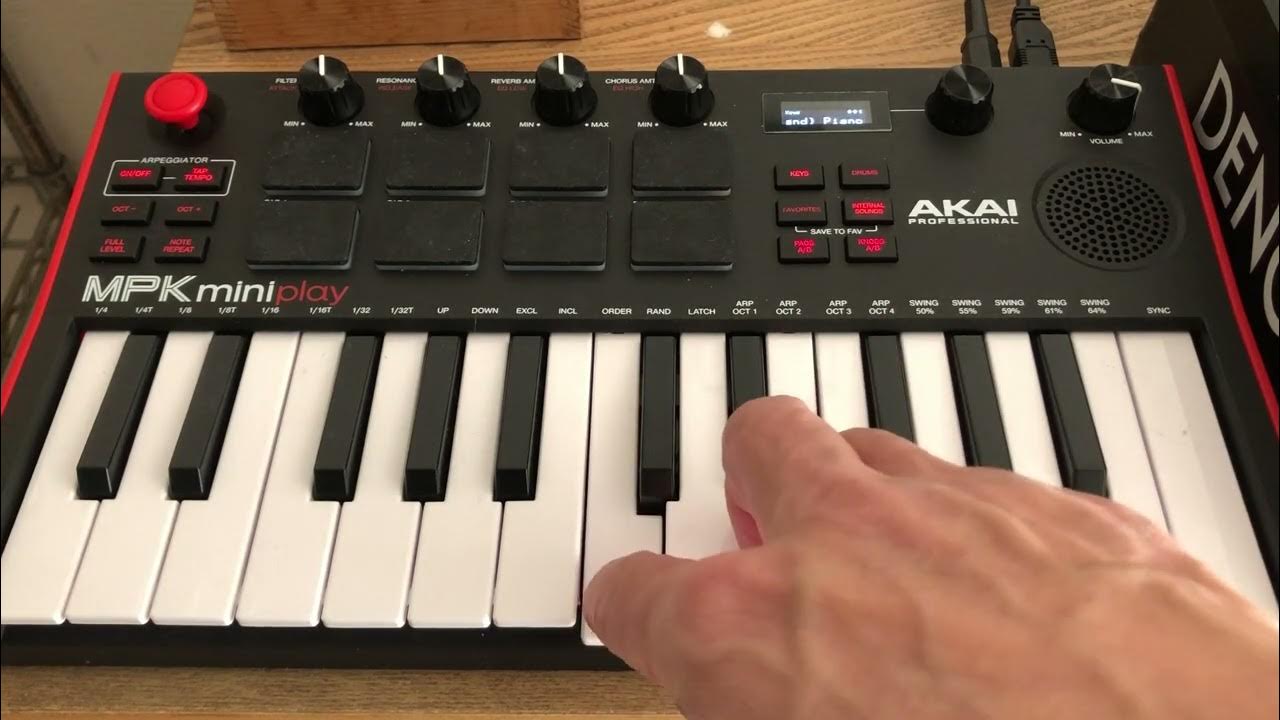 AKAI MPK mini Play MK3 Arpeggiator - YouTube