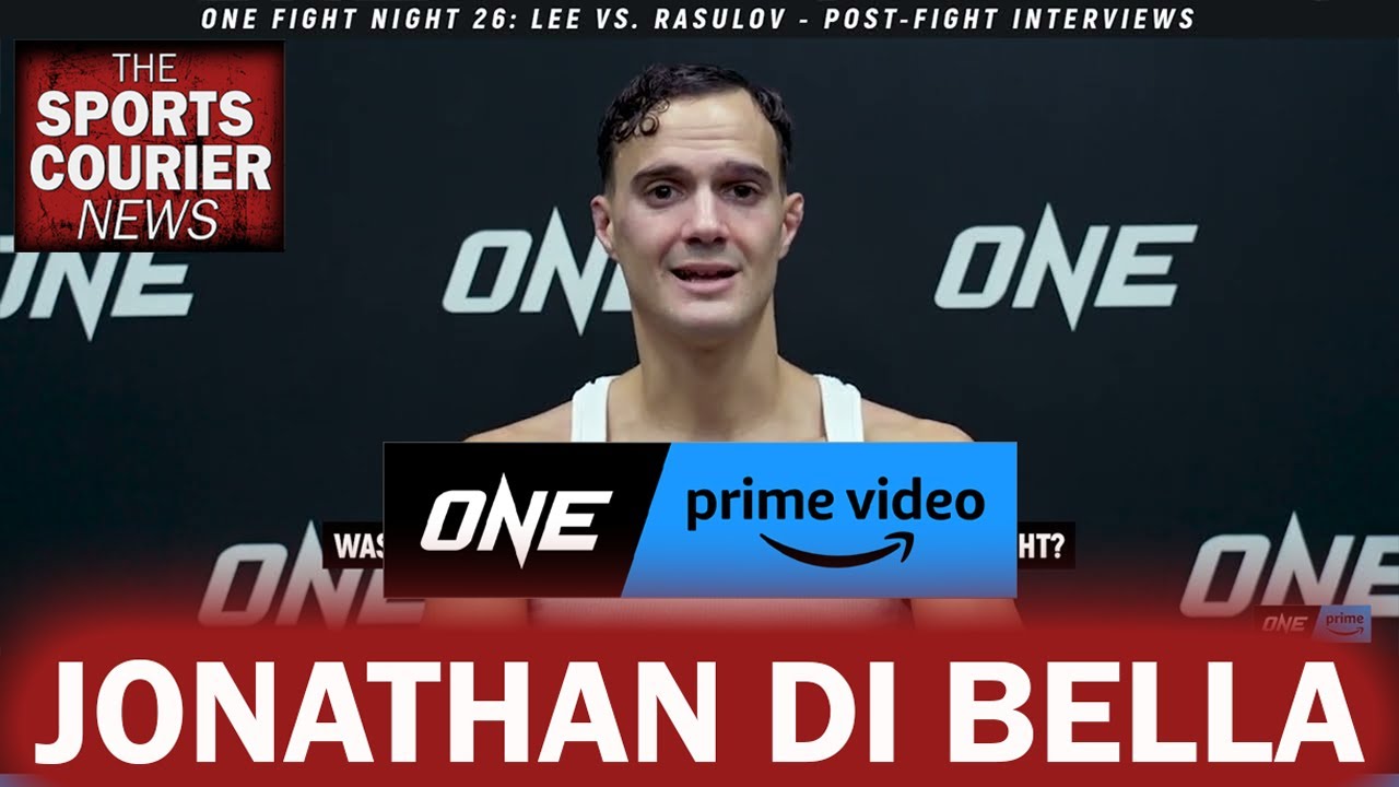 ONE Fight Night 26: Jonathan Di Bella on Beating Rui Botelho - YouTube